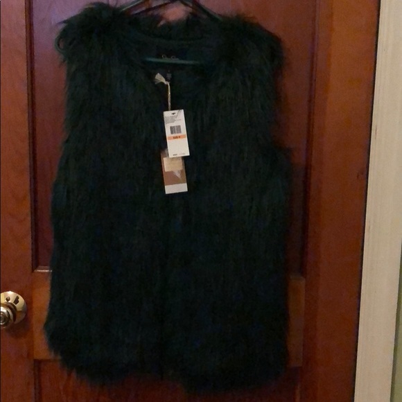 Jessica Simpson | Jackets & Coats | Fur Vest | Poshmark